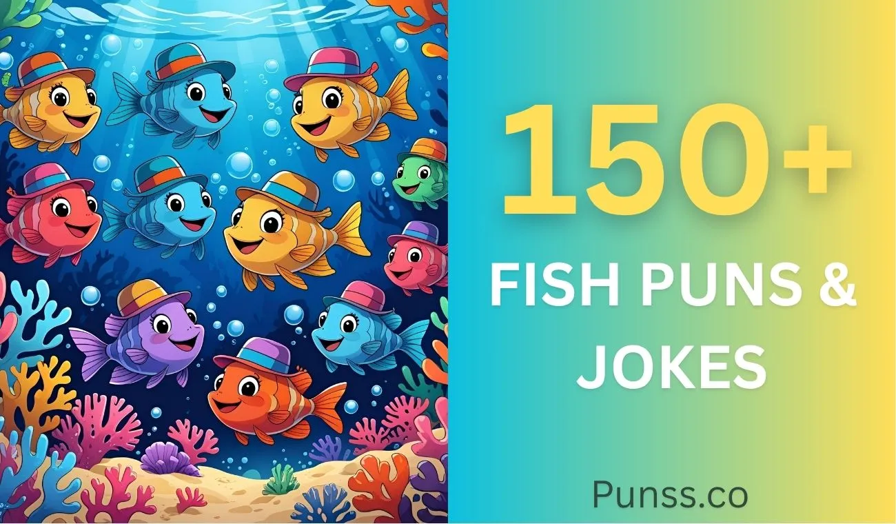 150+ Best And Funny Fish Puns & Jokes One-liner In (2025) - Punss co