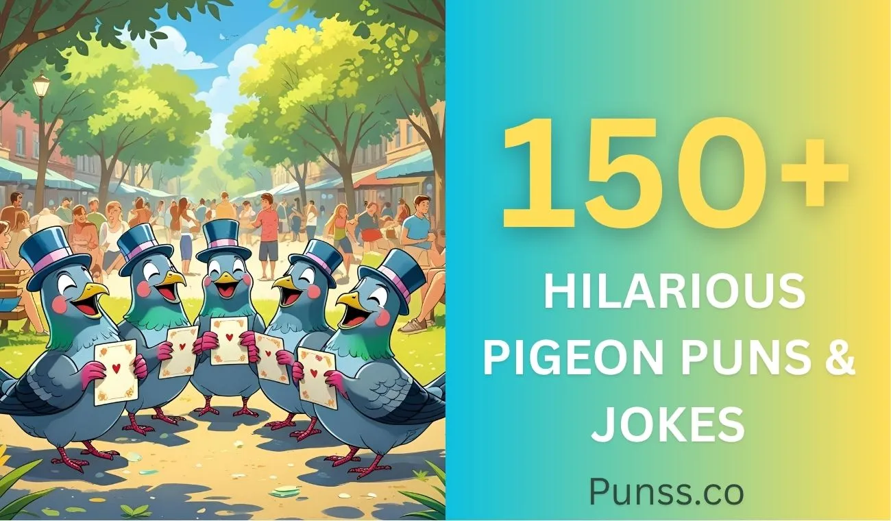 150+ Hilarious Pigeon puns And Jokes In (2026) - Punss co
