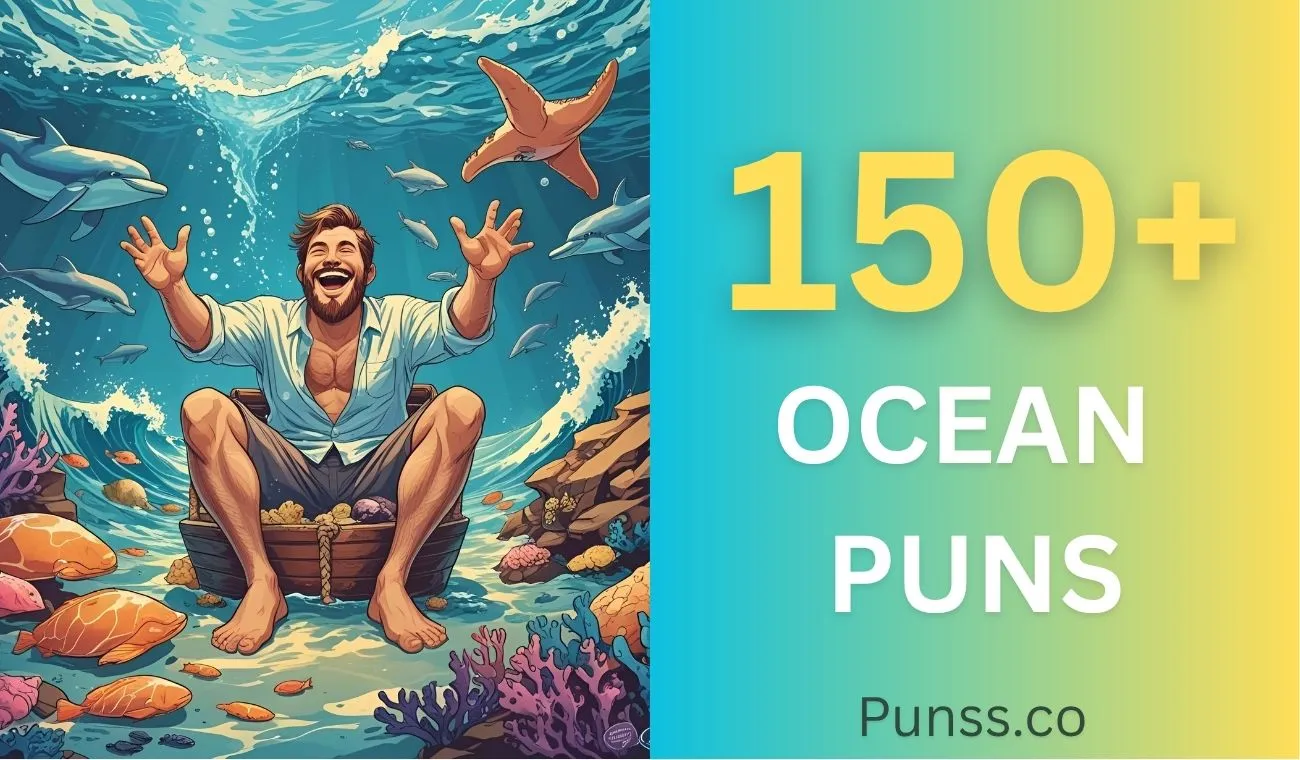 150+ Funny and Short Ocean Puns & jokes one liner in (2025) - Punss co