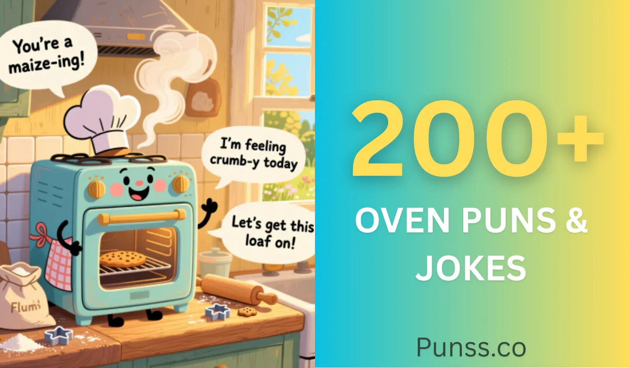 200+ Oven Puns & Jokes to Bake Your Day Better in 2025 - Punss co