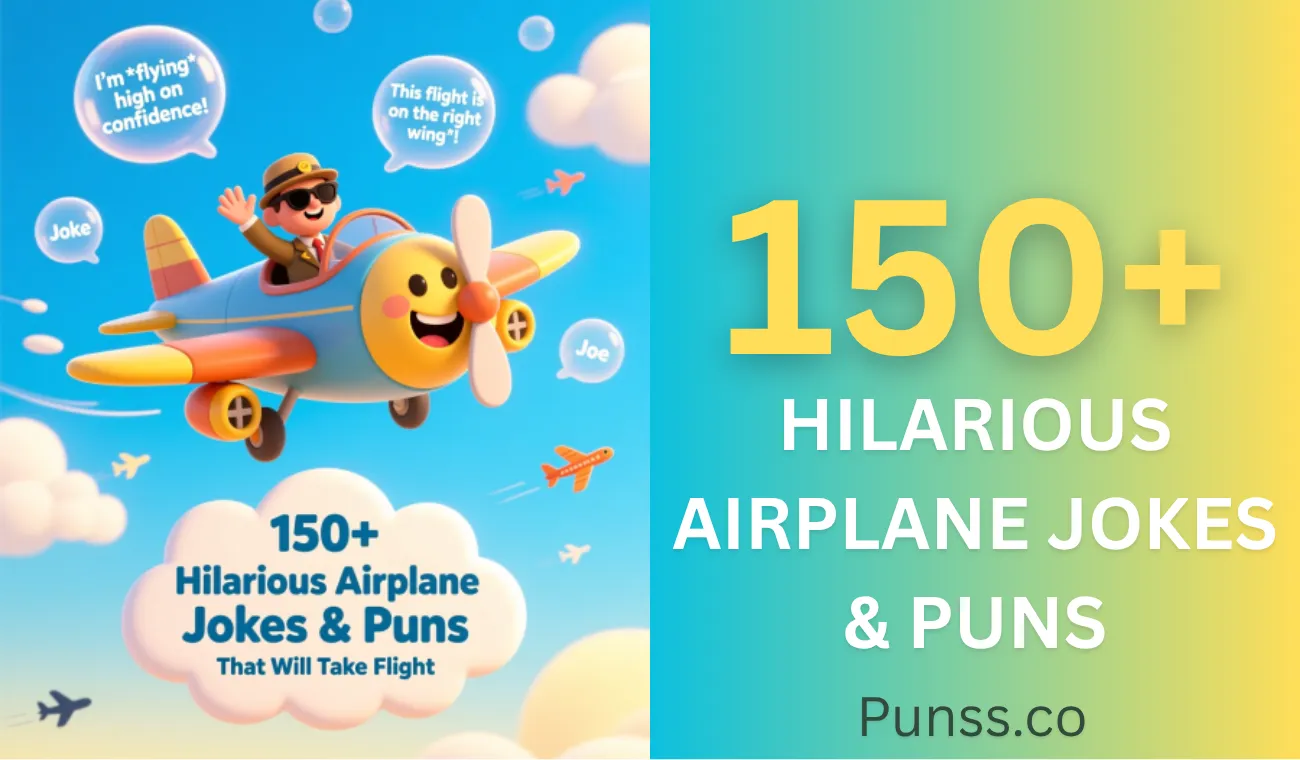 150+ Hilarious Airplane Jokes & Puns That Will Take Flight - Punss co